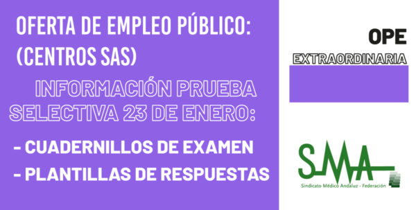 Disponibles los cuadernillos de examen y las plantillas de respuestas de las pruebas selectivas ...