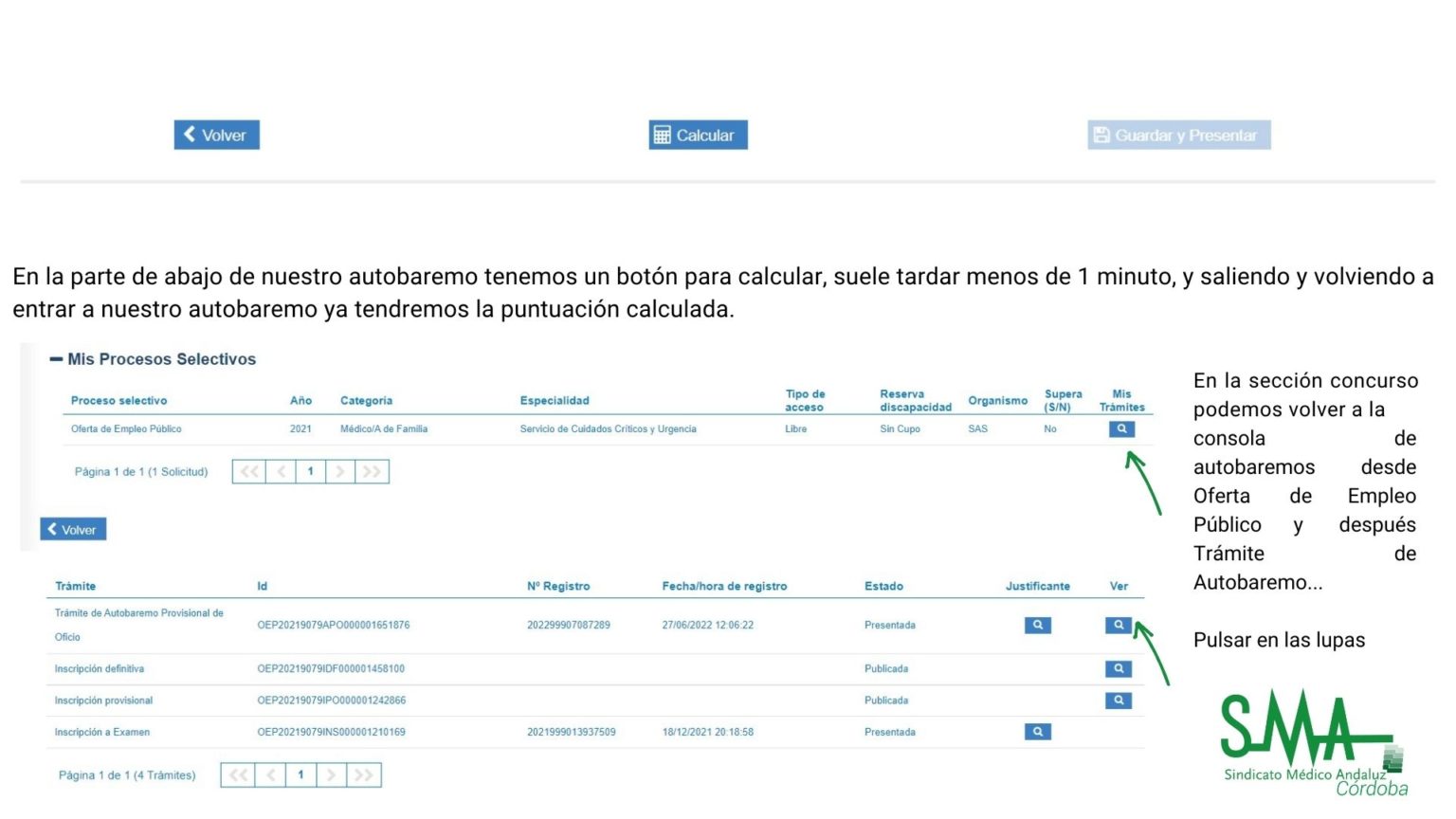 Tutorial para la correcta realización del proceso de Autobaremo de Méritos