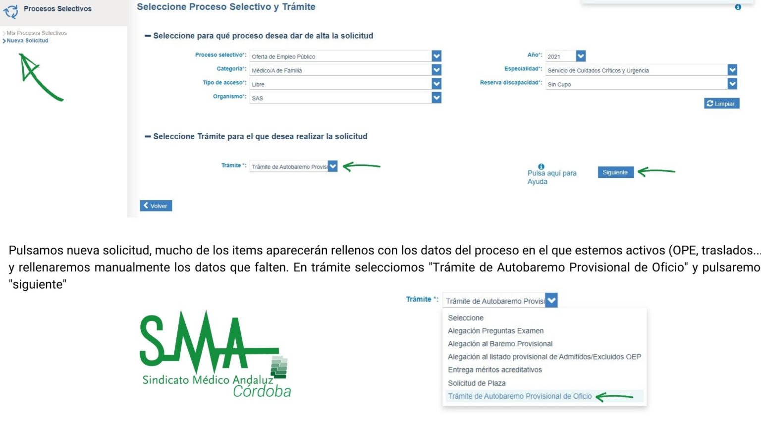 Tutorial para la correcta realización del proceso de Autobaremo de Méritos